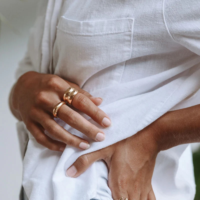 Atolea Double Chunky Ring – Tsunami Surfer