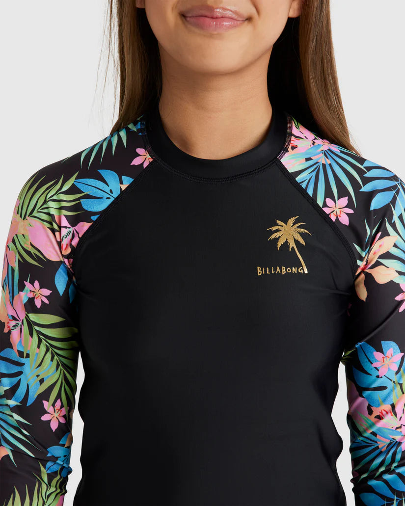 Billabong In Da Jungle Rash Vest Girls 2-16 – Tsunami Surfer